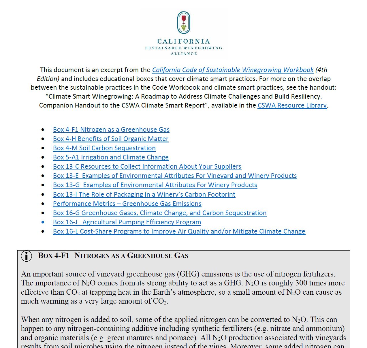 CSWA Resource Library